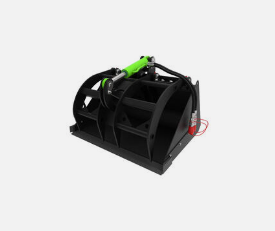 FirstGreen Industries Mini Grapple Bucket Attachment — Evolution Mechanical