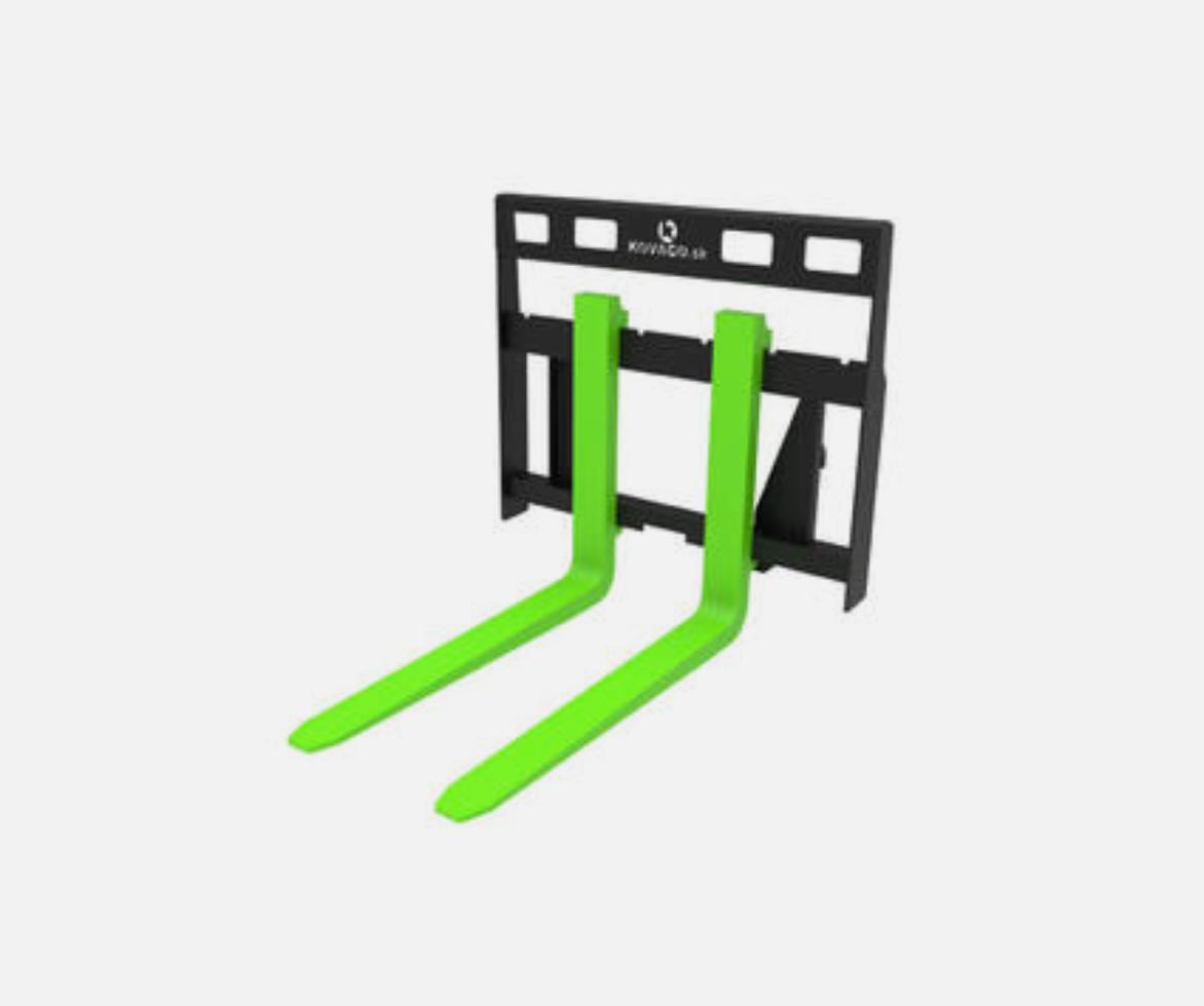 FirstGreen Industries Mini Pallet Forks Attachment — Evolution Mechanical