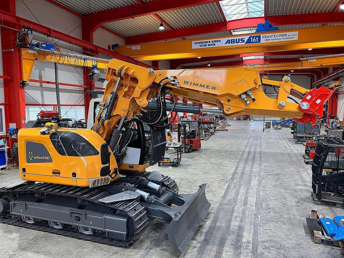 Wimmer YellowFOX Tunnel Excavator — Evolution Mechanical